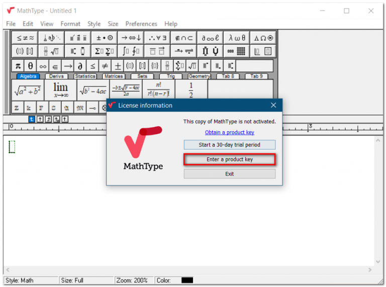 Hướng dẫn cài đặt và kích hoạt Mathtype - softvn.vn