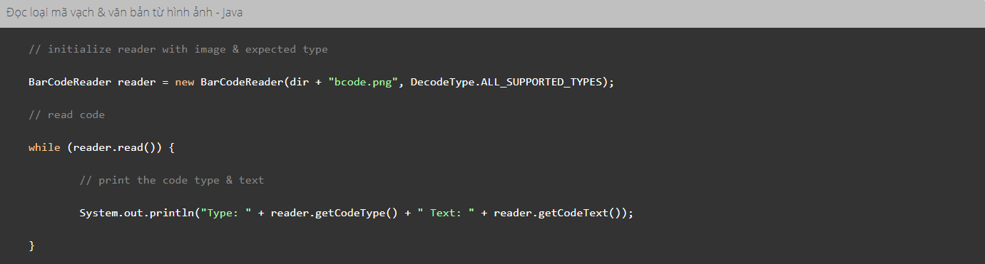 Aspose.BarCode for Java - softvn.vn