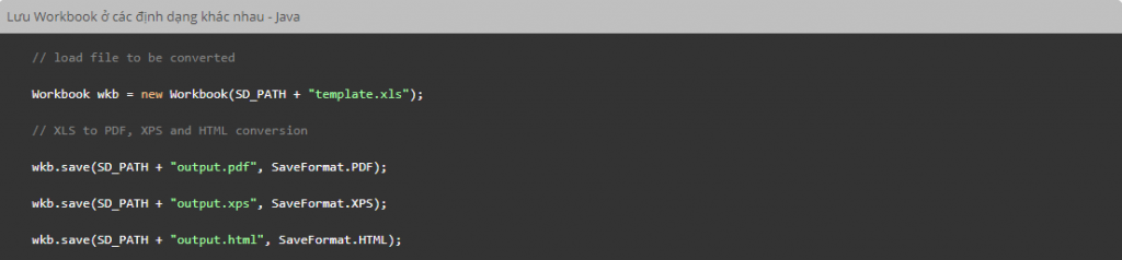 Mua bản quyền Aspose.Cells for Android via Java chính hãng giá rẻ - softvn.vn